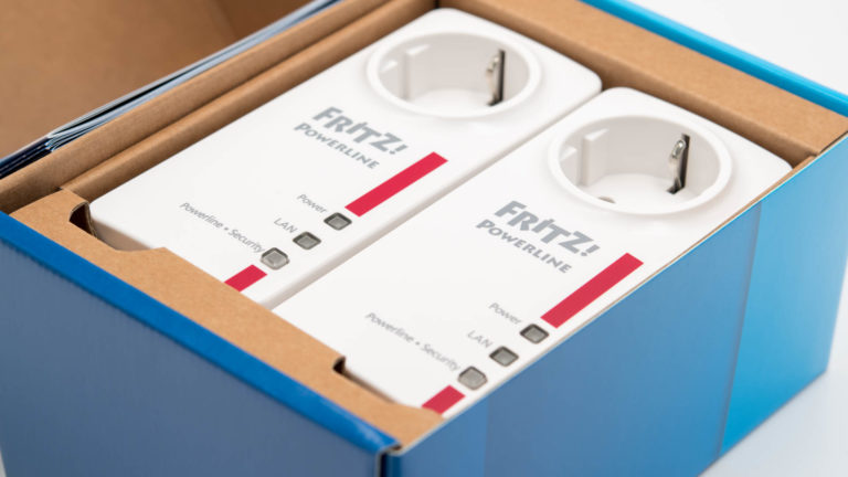Die AVM FRITZ! 1220E Powerline Adapter im Test, Gigabit Powerline ...