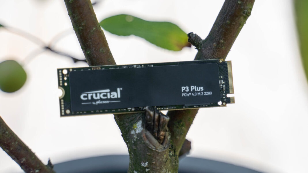 Die Crucial P3 Plus im Test, schnell solange du im Cache bleibst ...