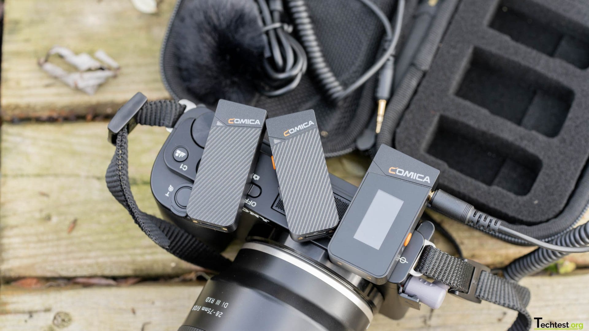 Test: Comica Vimo C2 Wireless Lavalier Mikrofon mit Noise Cancellation ...