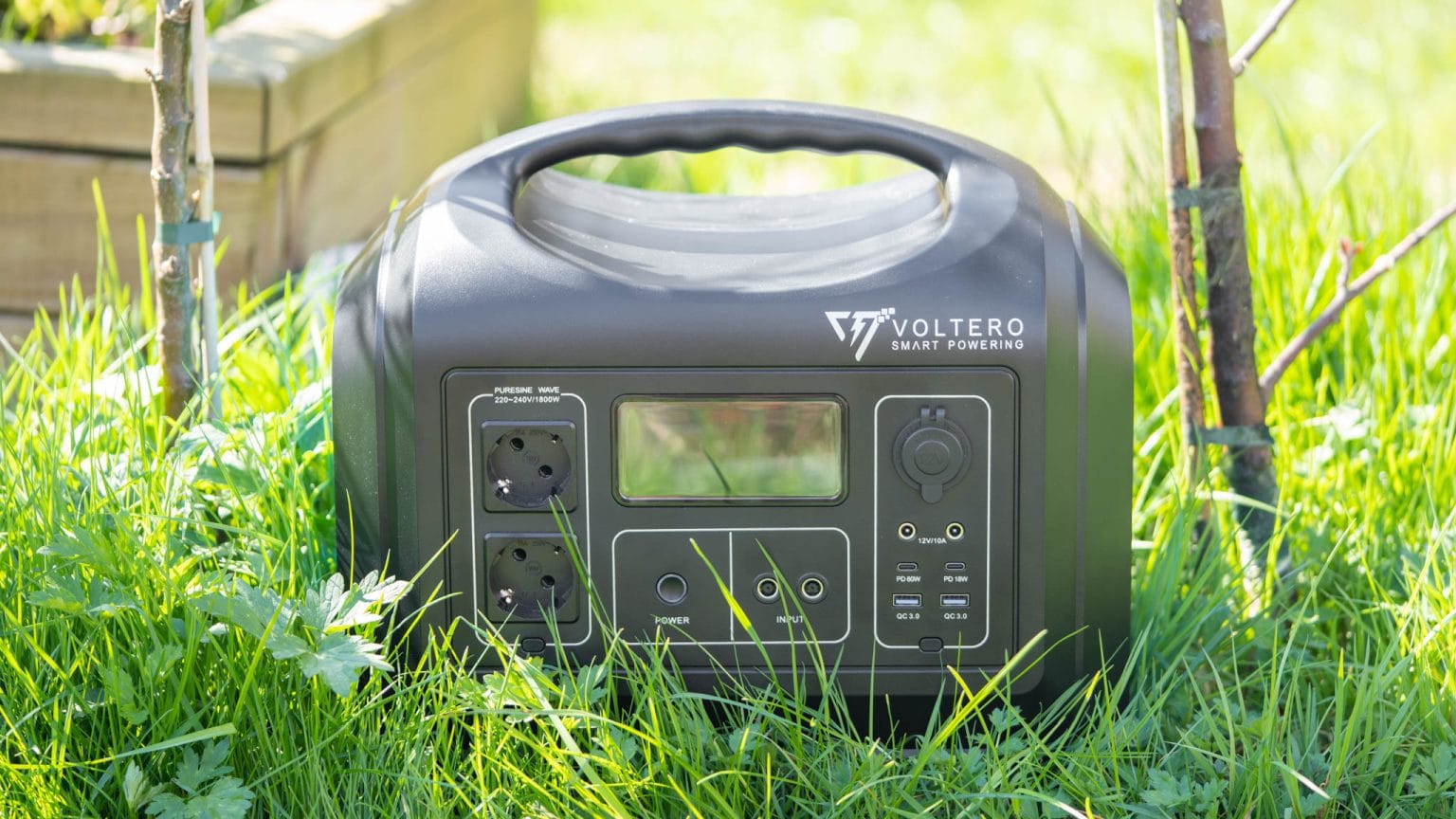 VOLTERO PS18, Powerstation mit LiFePO4 Zellen, 1488Wh Kapazität und ...