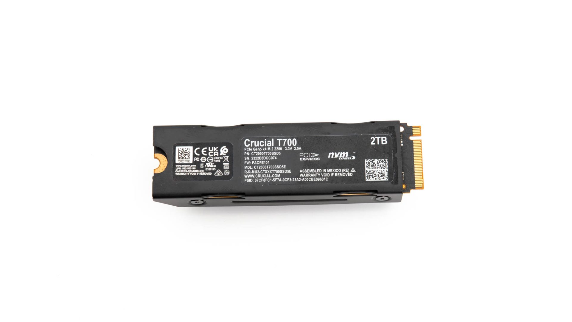 Test: Crucial T700 PCIe 5.0 SSD (im Vergleich zur Samsung 990 Pro ...