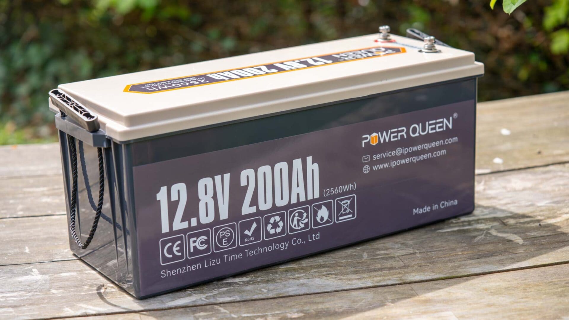 Power Queen 12,8V 200Ah LiFePO4 Batterie im Test, wirklich satte 200Ah ...