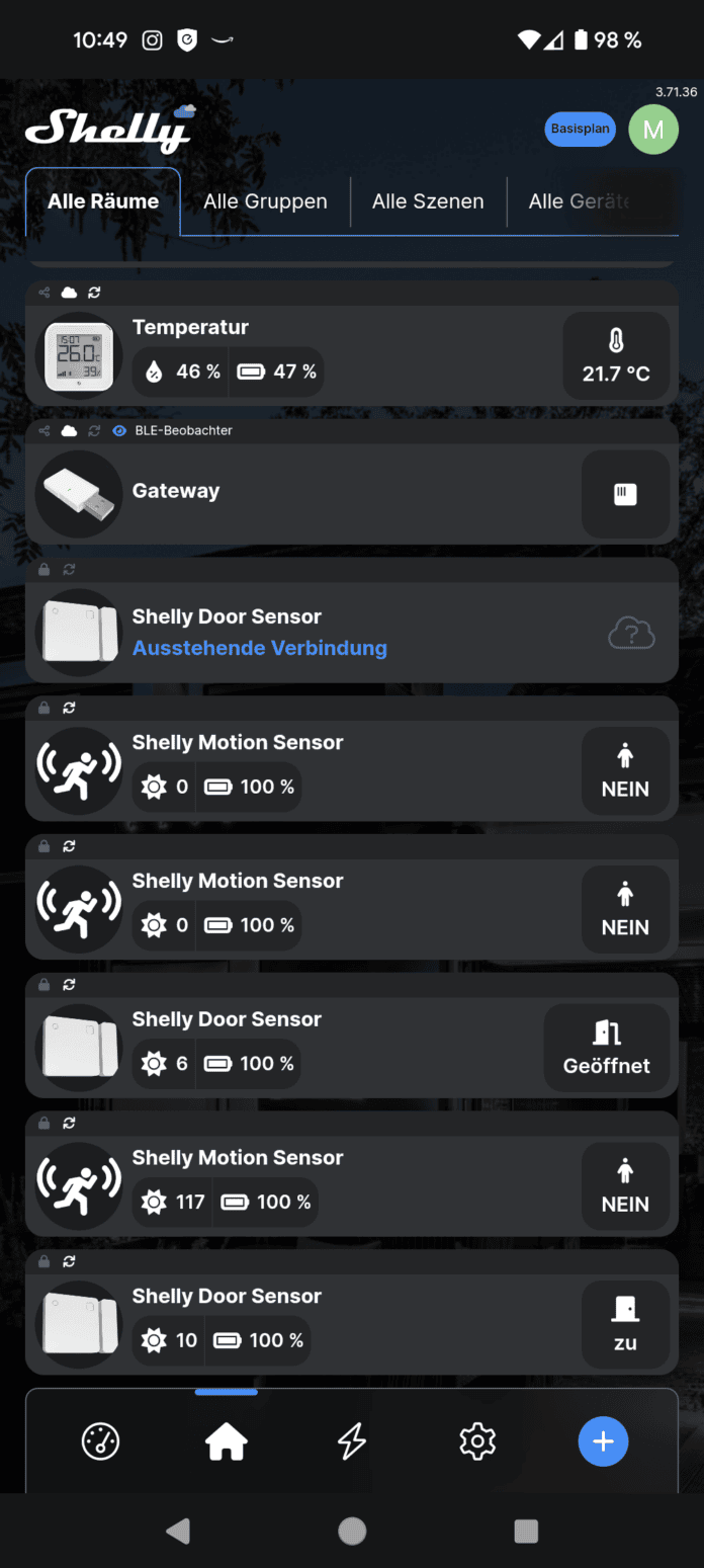 Shelly Smartes Sicherheitsbundle, Smarte Sicherheit ohne Cloud Zwang ...