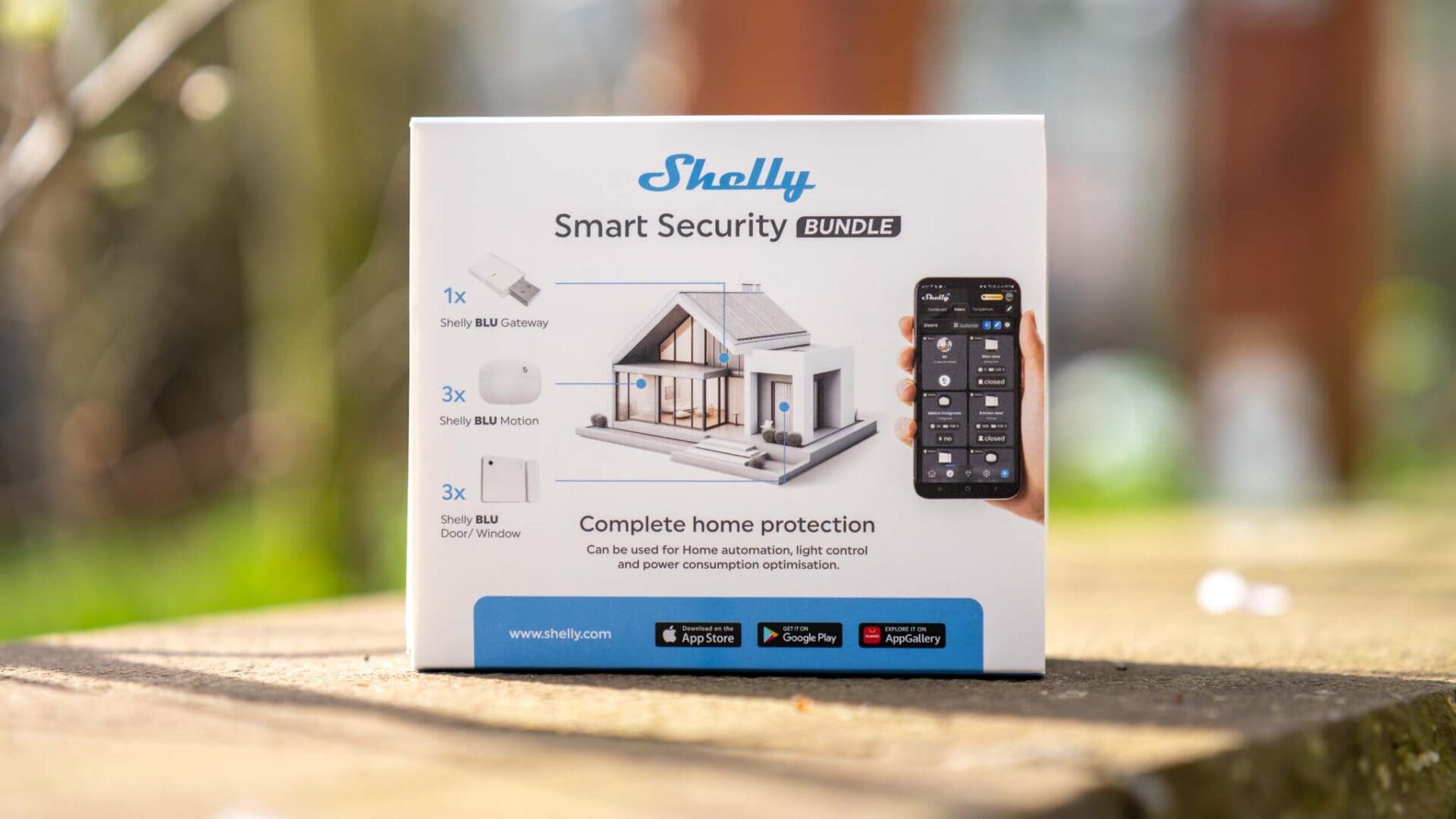 Shelly Smartes Sicherheitsbundle, Smarte Sicherheit ohne Cloud Zwang ...