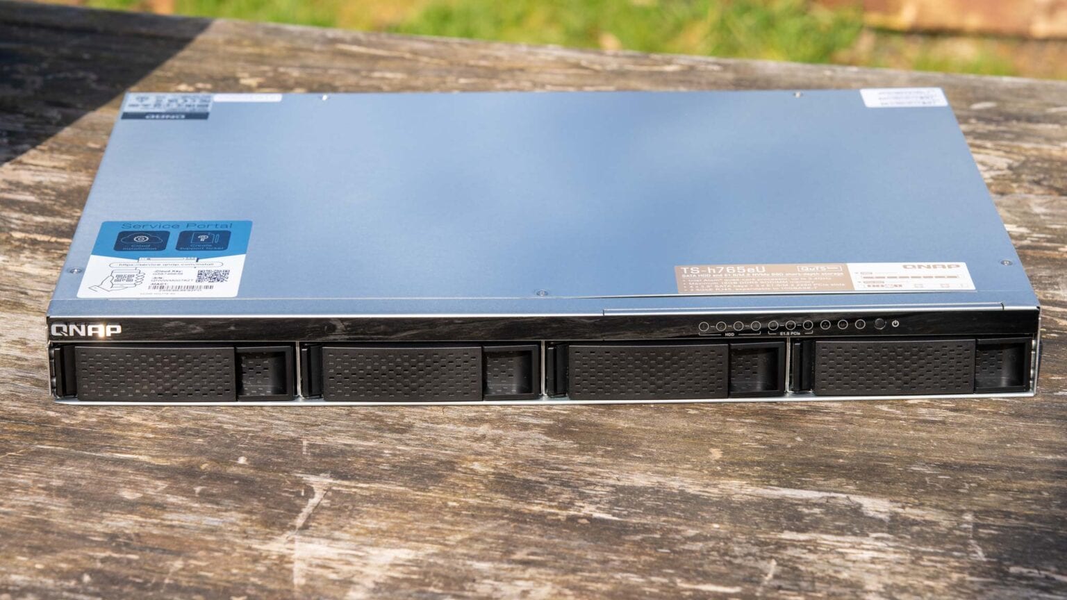 QNAP TS-h765eU im Test: 1U Rack-NAS mit Intel Atom x7405C & ZFS - Techtest