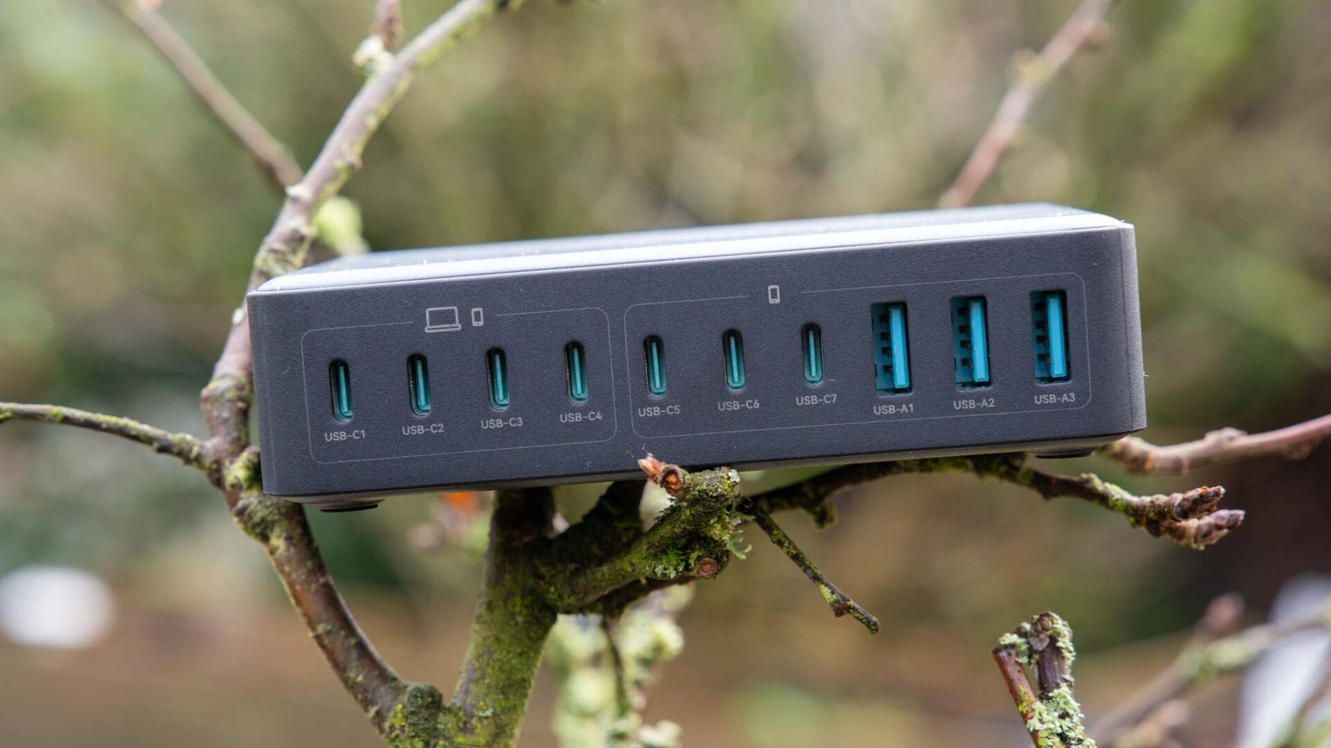 480 W + 10 Ports für unter 70€ ?! Das Rocoren 480W GaN USB-C Ladegerät ...
